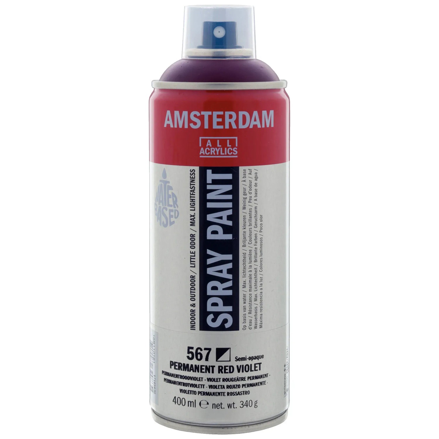 Amsterdam Vernice spray acrilica Viola rosso permanente 567 / 400 ml