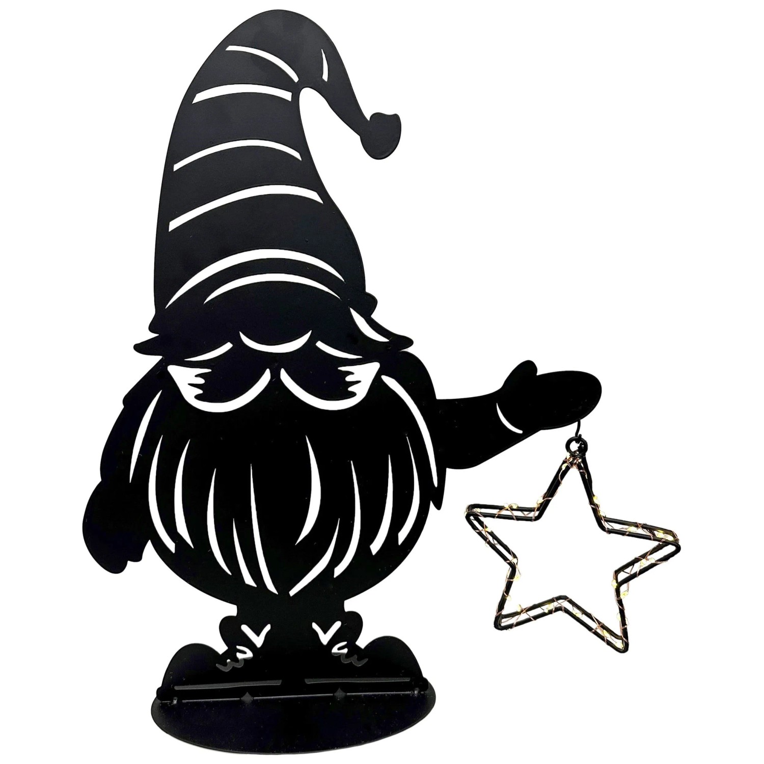 LED-Wichtel Santa Outdoor Stern Metall Höhe 45 cm kaufen bei OBI