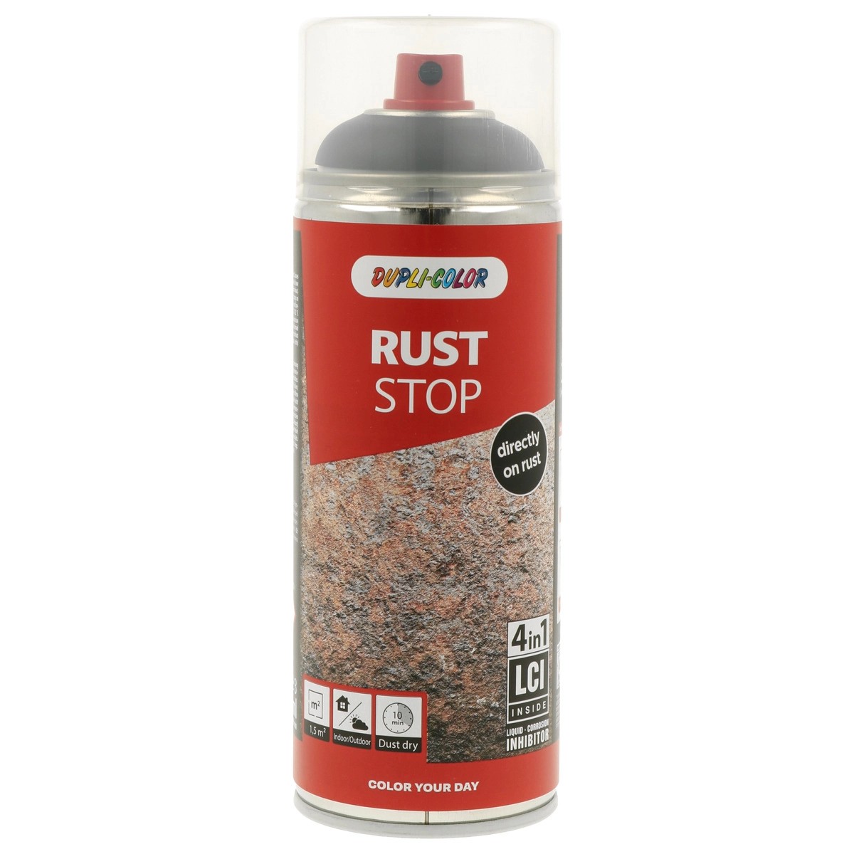 Dupli-Color Laque antirouille Rust Stop RAL 7011 Gris fer 400 ml