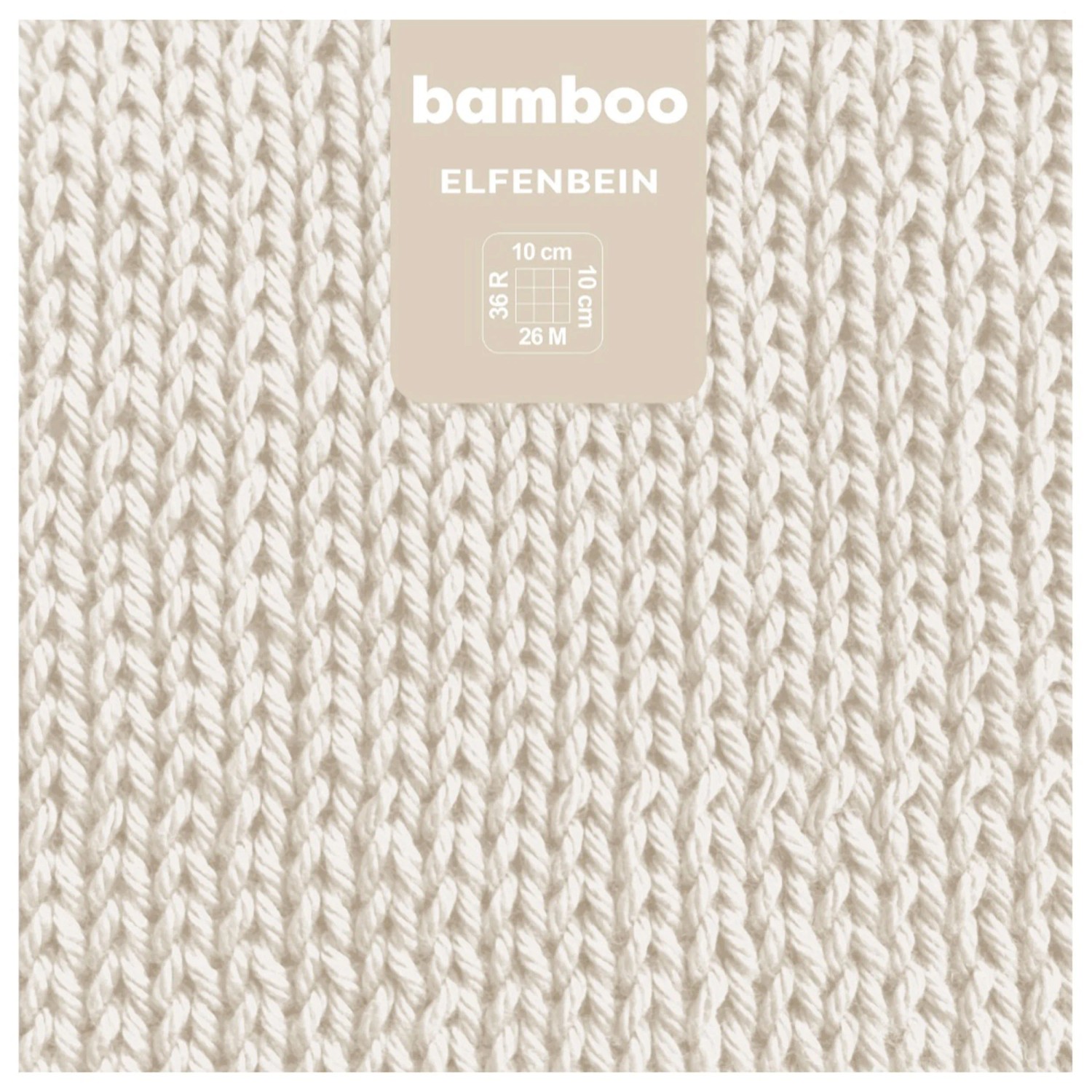 Myboshi Garn Bamboo Baumwolle/Bambus Elfenbein Stärke 2 - 4 mm / 50 g