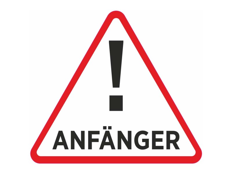 Sticker Dreieck Anfänger 12 x 13 cm kaufen bei OBI