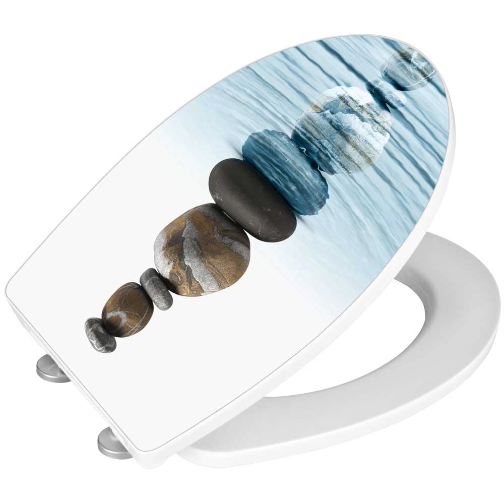 Wenko WC-Sitz Meditation mit Easy-Close Hochglanz Duroplast / Acryl kaufen bei OBI