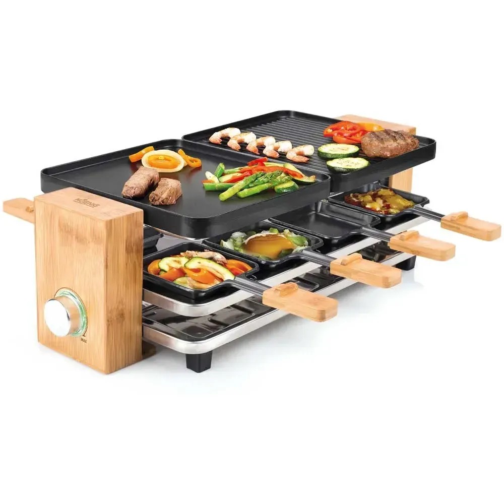 Raclette-Grill Bamboo Bambus-Schwarz 1'200 W kaufen bei OBI