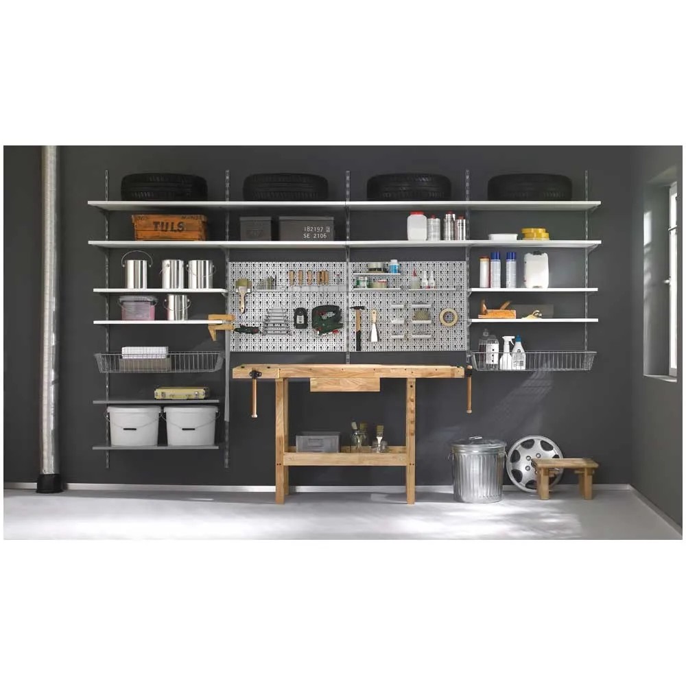 Dolle Wandregal Workshop Metall Weiss (HxBxT) 4 x 31,5 x 16,5 mm kaufen ...