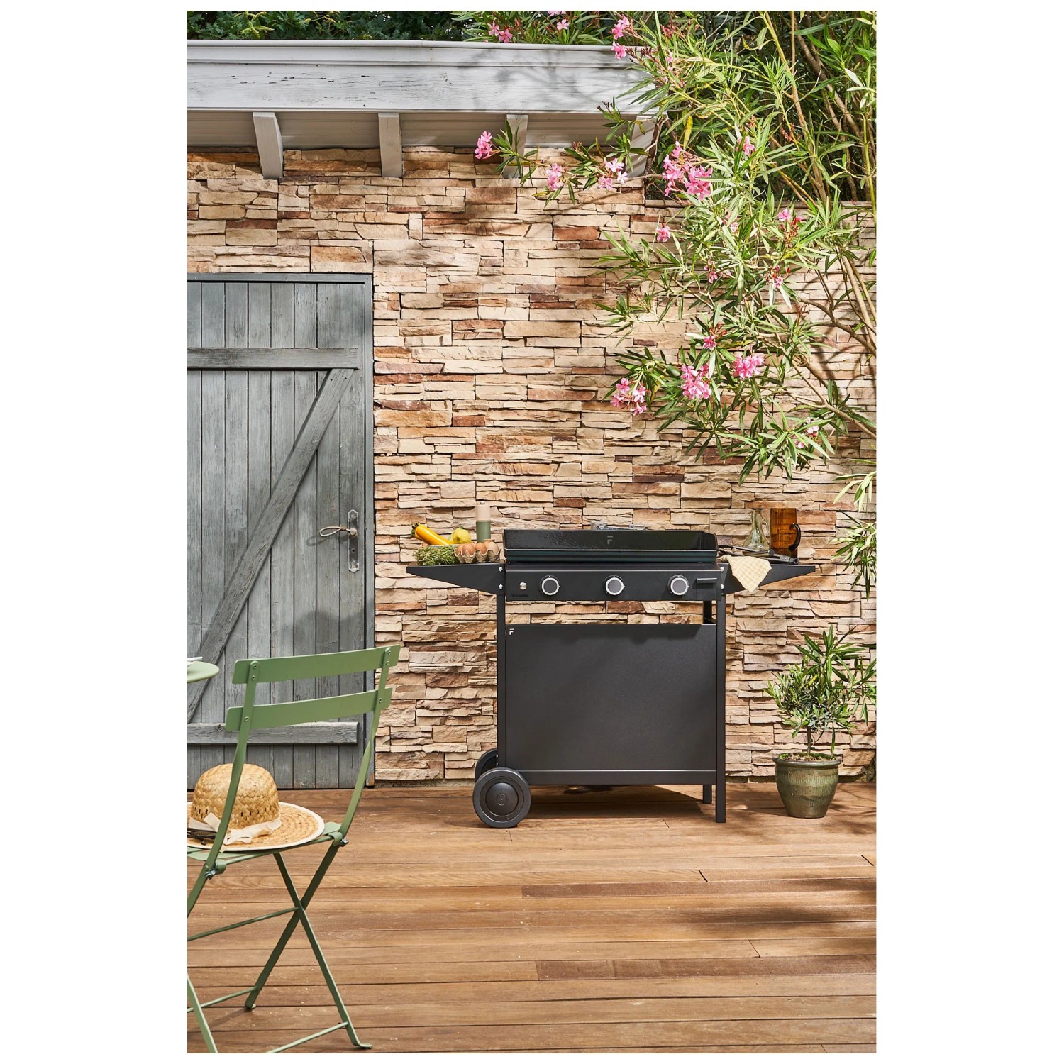 Forge Adour Gas-Plancha Origin Stahl Schwarz
