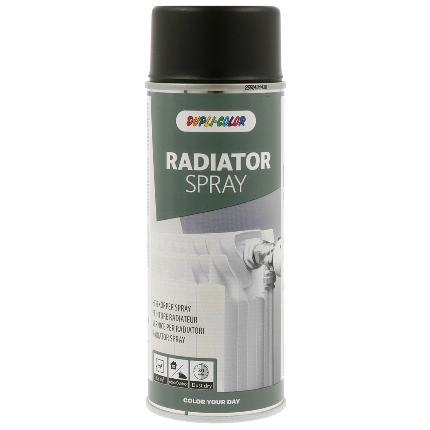 Dupli-Color Radiator-Spray RAL 9005 Kunstharz Tiefschwarz matt 400 ml