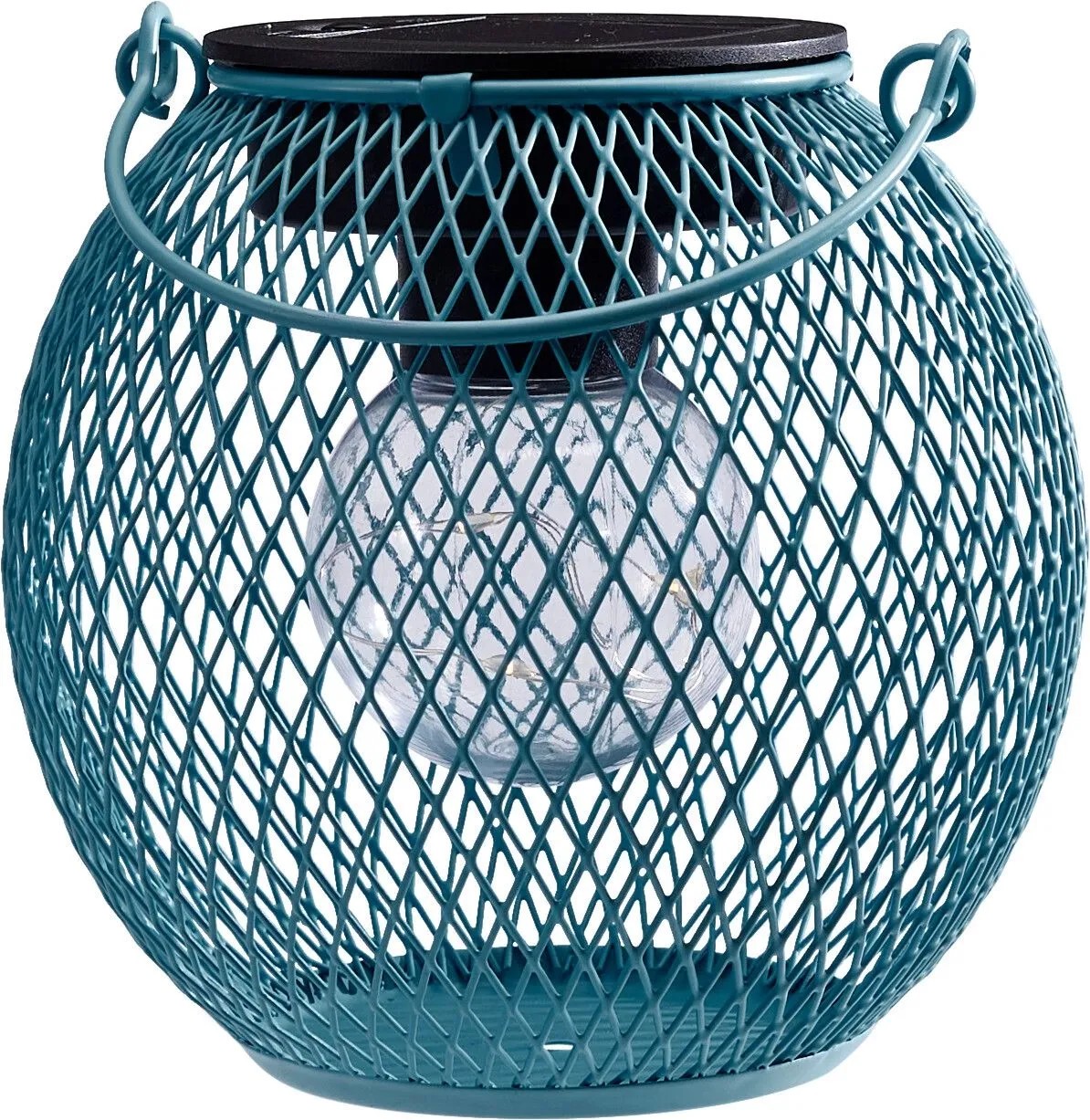 Lanterne de table solaire fer assorti / 1 pc