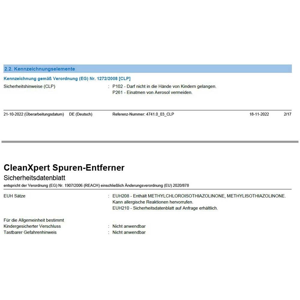 CleanXpert Spurenentferner Sprühflasche 500 ml kaufen bei OBI