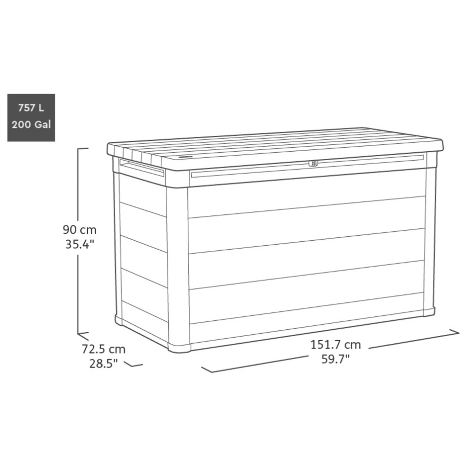 Keter Box Cortina Duotech™ 757 l kaufen bei OBI