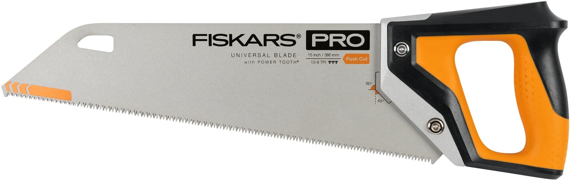 Fiskars Universal-Handsäge Pro Power Tooth 38 cm 9 TPI