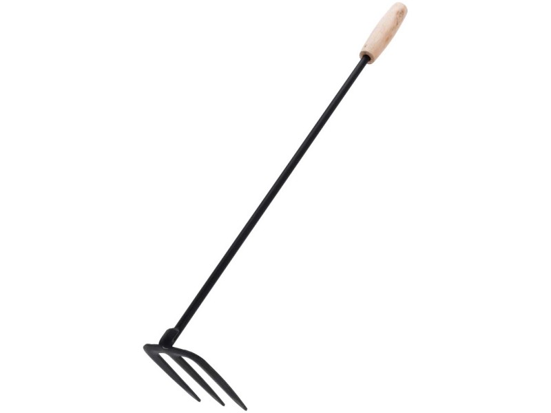 Grillkohle-Rechen Metall mit Holz-Griff Länge 60 cm kaufen bei OBI