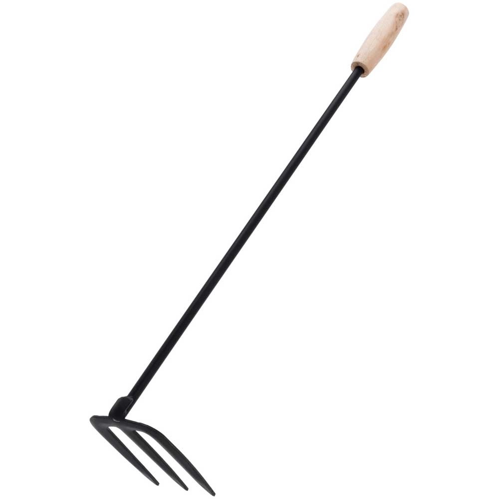 Grillkohle-Rechen Metall mit Holz-Griff Länge 60 cm kaufen bei OBI