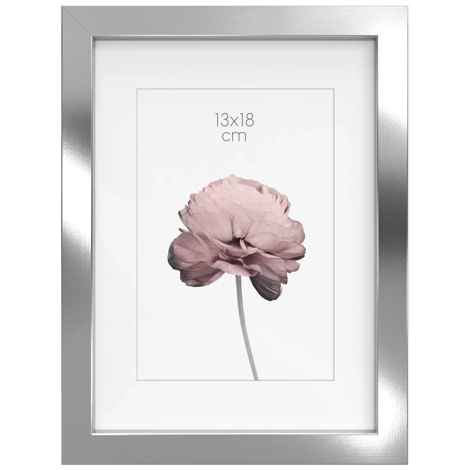 Styler Bilderrahmen Prague Holz Silber 13 x 18 cm