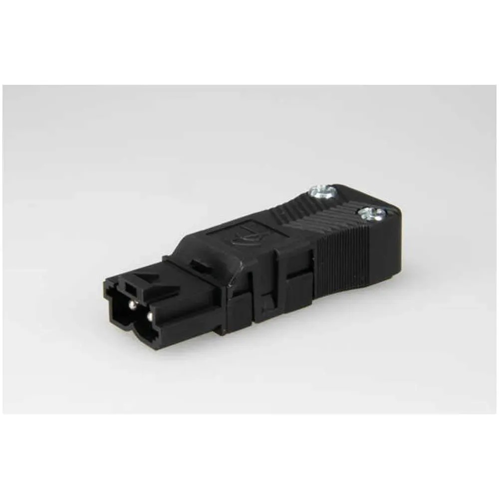 Stecker und Kupplung AC 164 flach Schwarz 250 V / 16 A / 2-polig kaufen ...