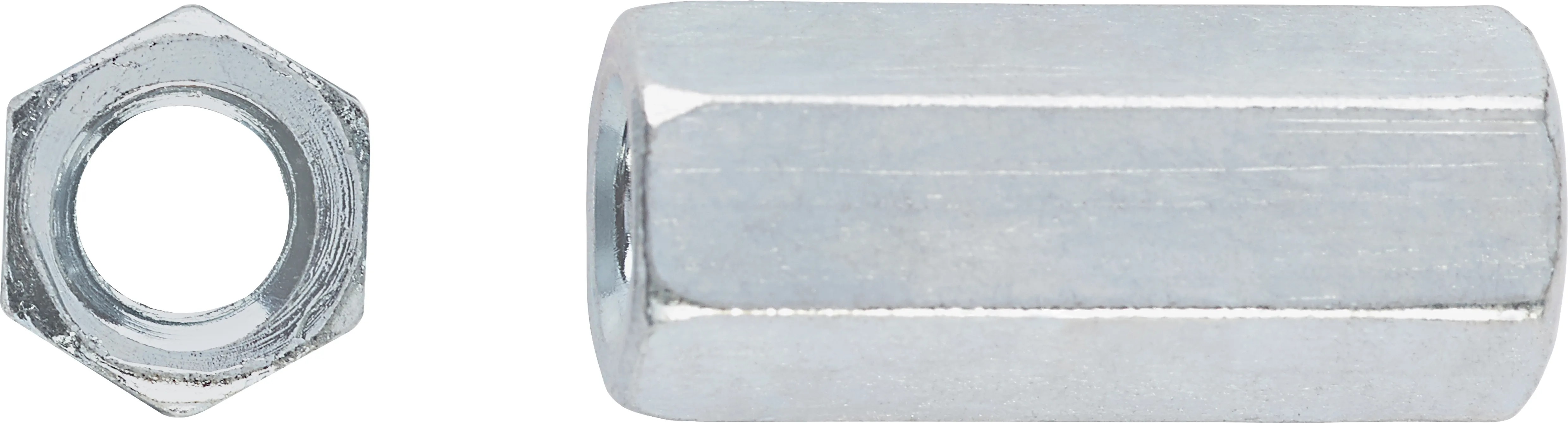 Dado di raccordo M16 x 30 mm acciaio zincato a caldo 1 pz.