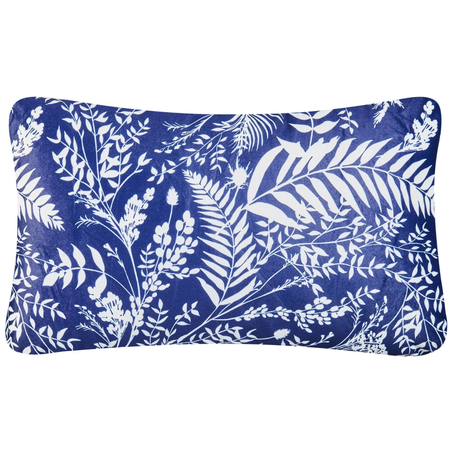 Beliani Cuscini giardino in poliestere Glimmer blu e bianco 30 x 50 cm ...