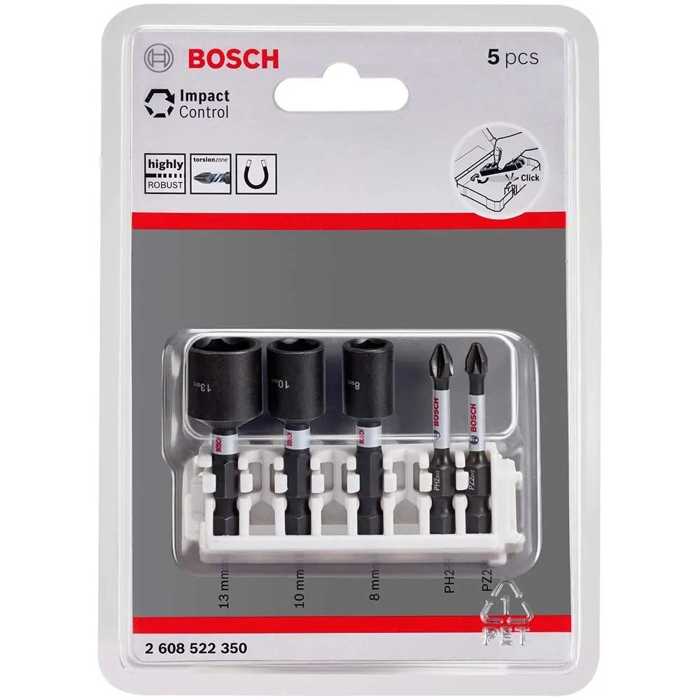 Bosch Impact Control Schrauberbit- und Steckschlüssel-Set 5-tlg. kaufen ...