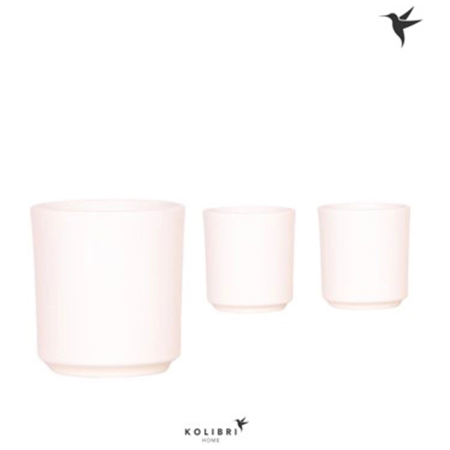 Kolibri Home Übertopf Simplicity Weiss Topf Ø 9 cm / Höhe 10 cm / 1 Stk. kaufen bei OBI