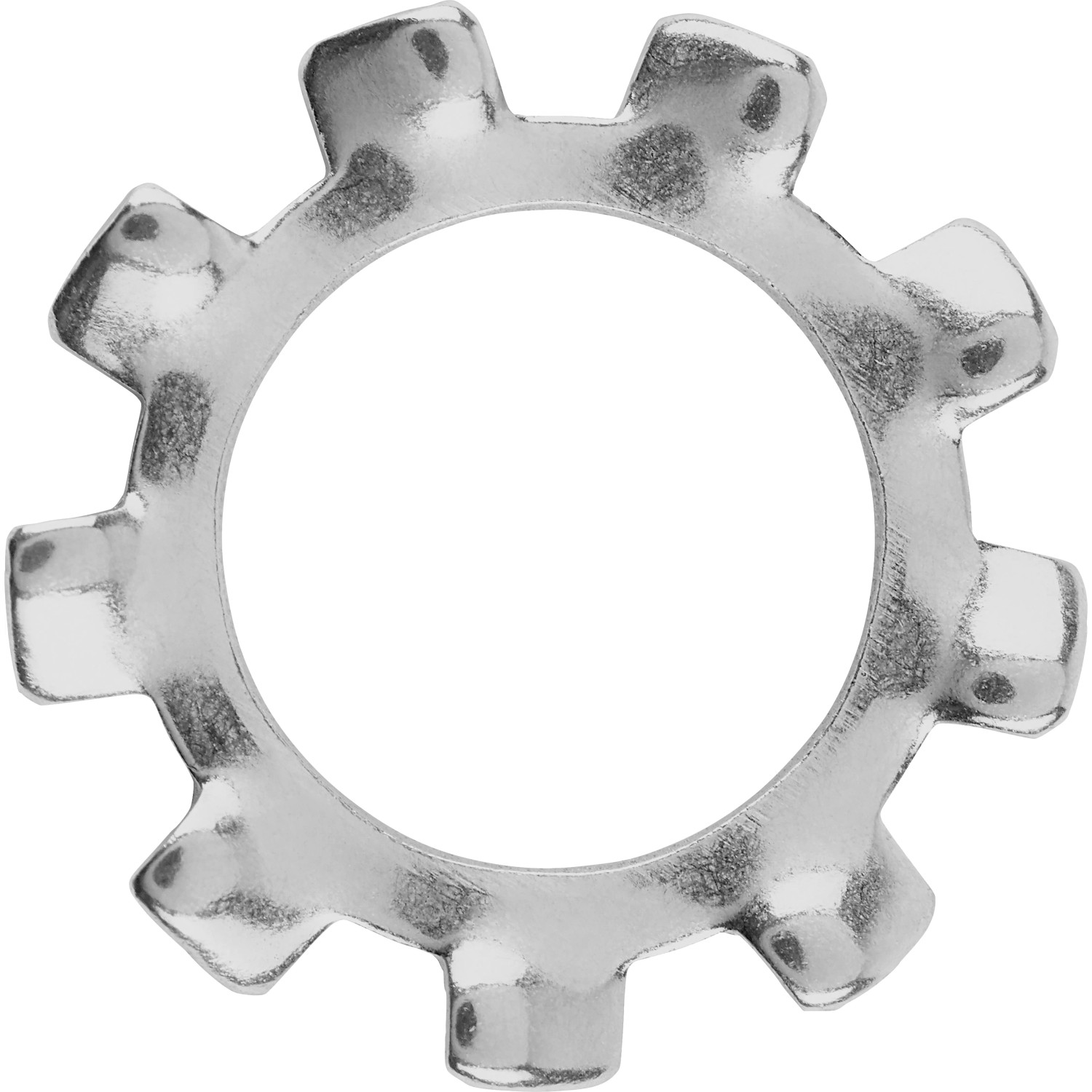 Rondelle dentelée galvanisée Ø 12,5 mm / 8 pcs