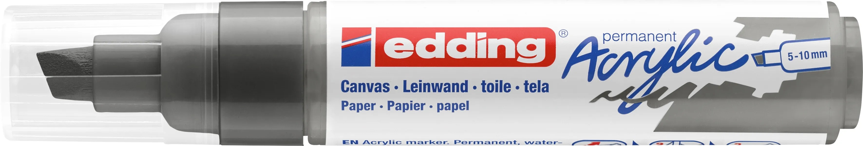 Edding 5000 Acrylmarker breit Anthrazit 5 - 10 mm