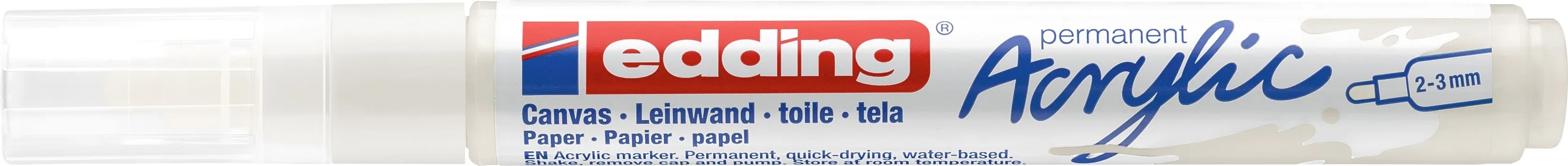 Edding 5100 Acrylmarker medium Verkehrsweiss 2 - 3 mm