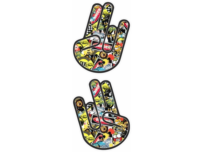 Sticker Shocker-Hand Bunt 13 x 7 cm kaufen bei OBI