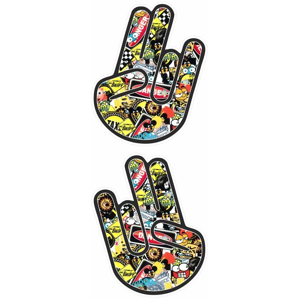 Sticker Shocker-Hand Bunt 13 x 7 cm kaufen bei OBI