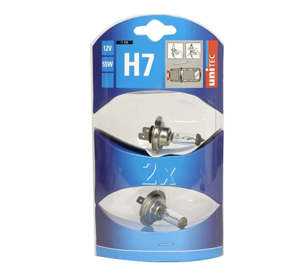 Unitec Halogenlampe H7 2 Stk.