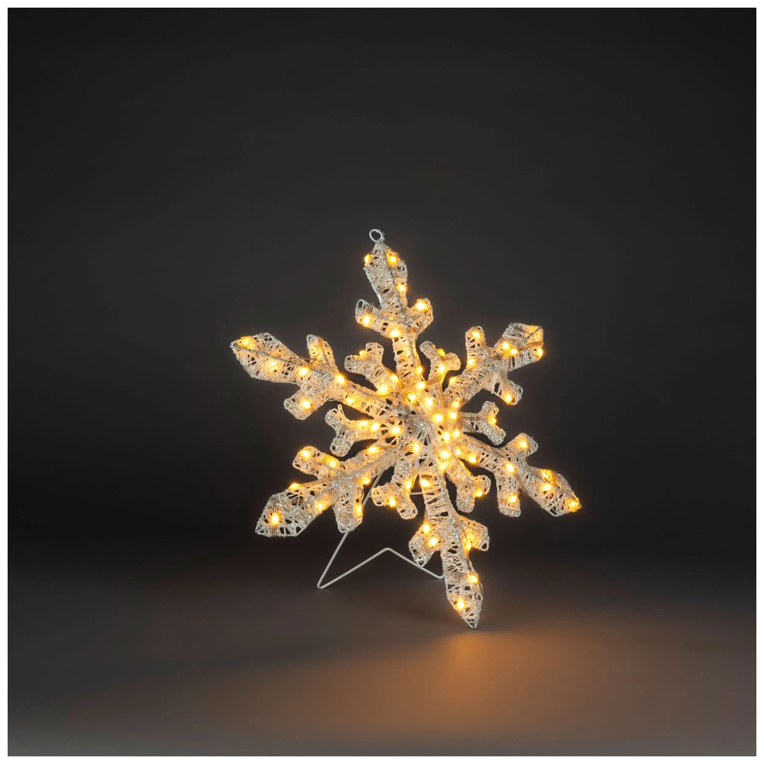 Konstsmide Flocon de neige décoratif LED Ambre dimmable Ø 40 cm
