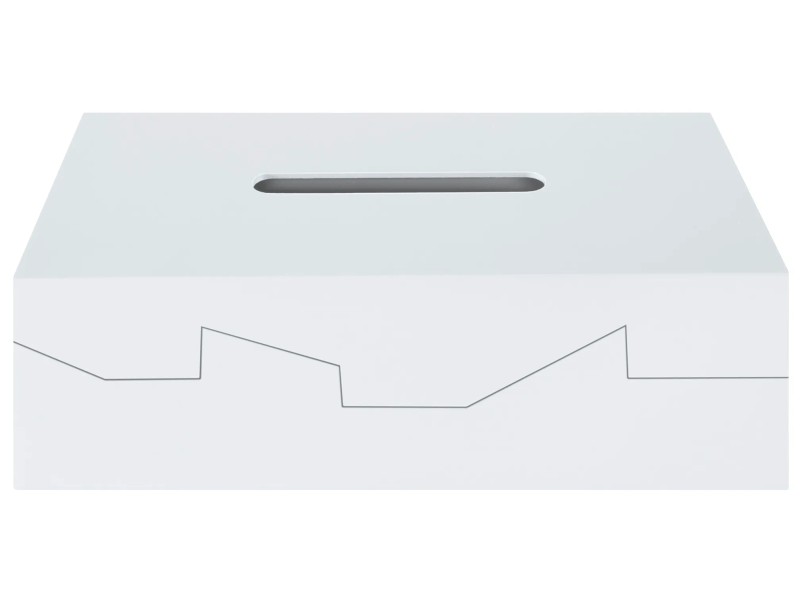 Spirella Silhouette Tissue Box Weiss kaufen bei OBI