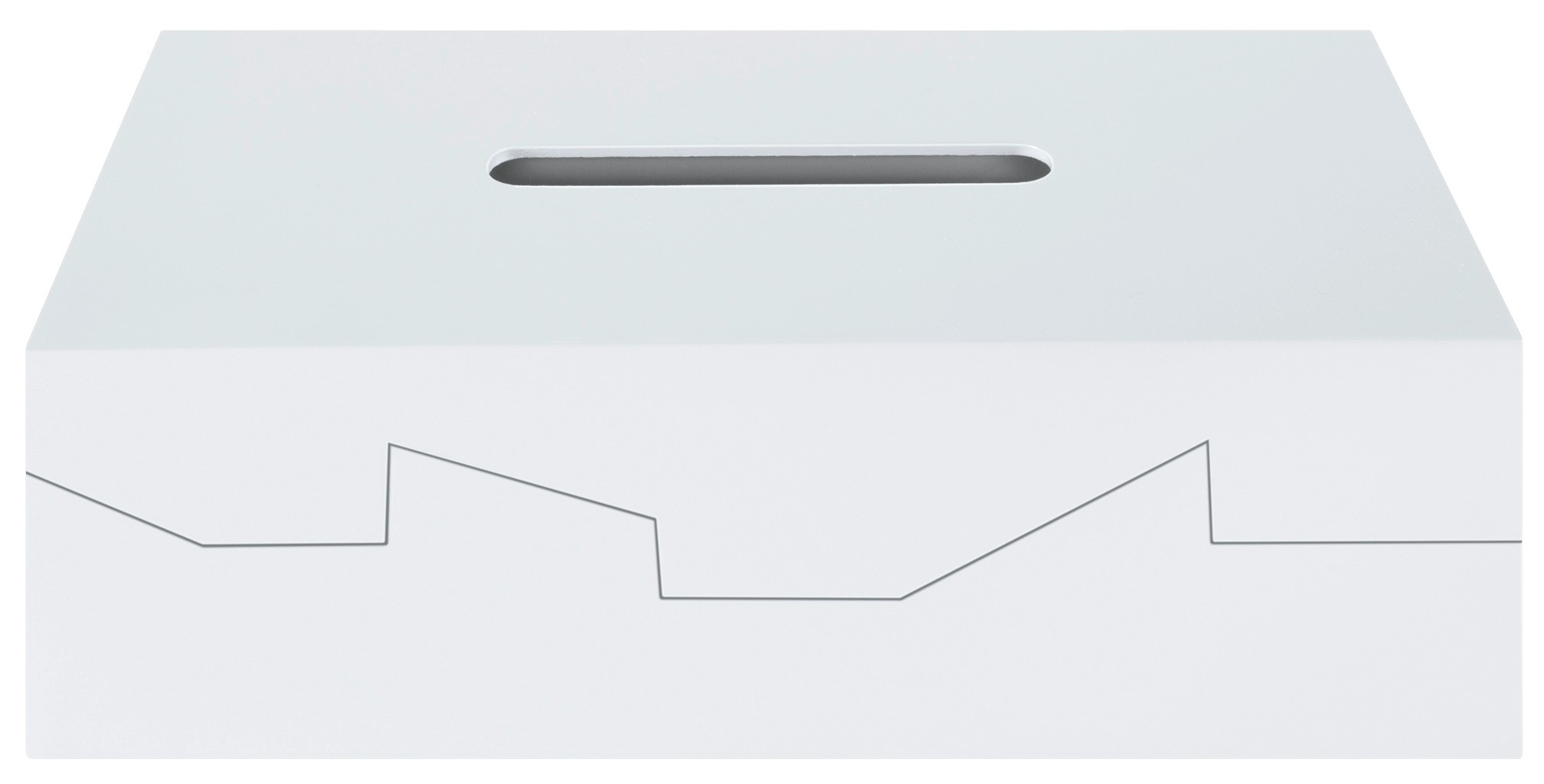 Spirella Silhouette Tissue Box Weiss kaufen bei OBI