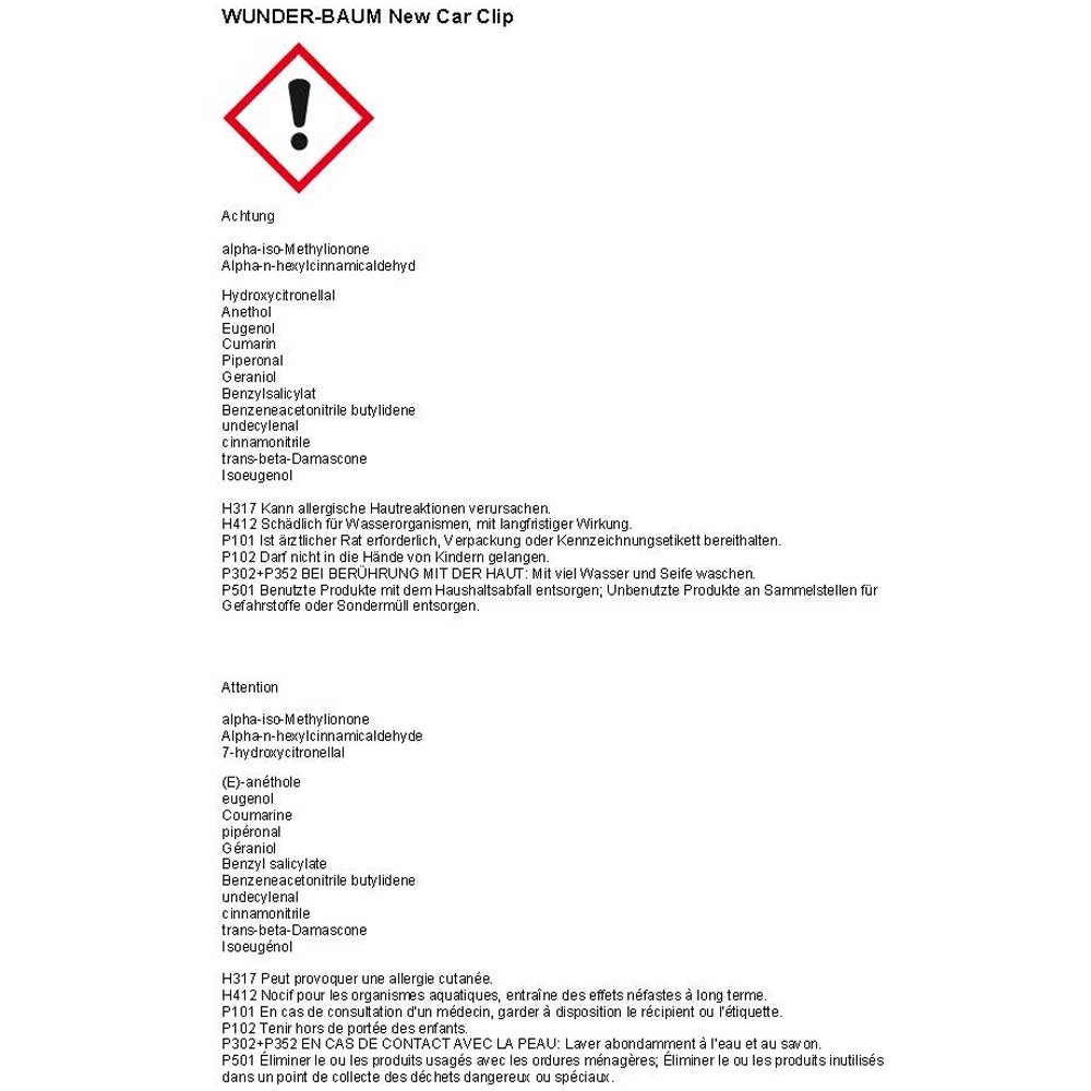 Wunderbaum Clip New Car kaufen bei OBI