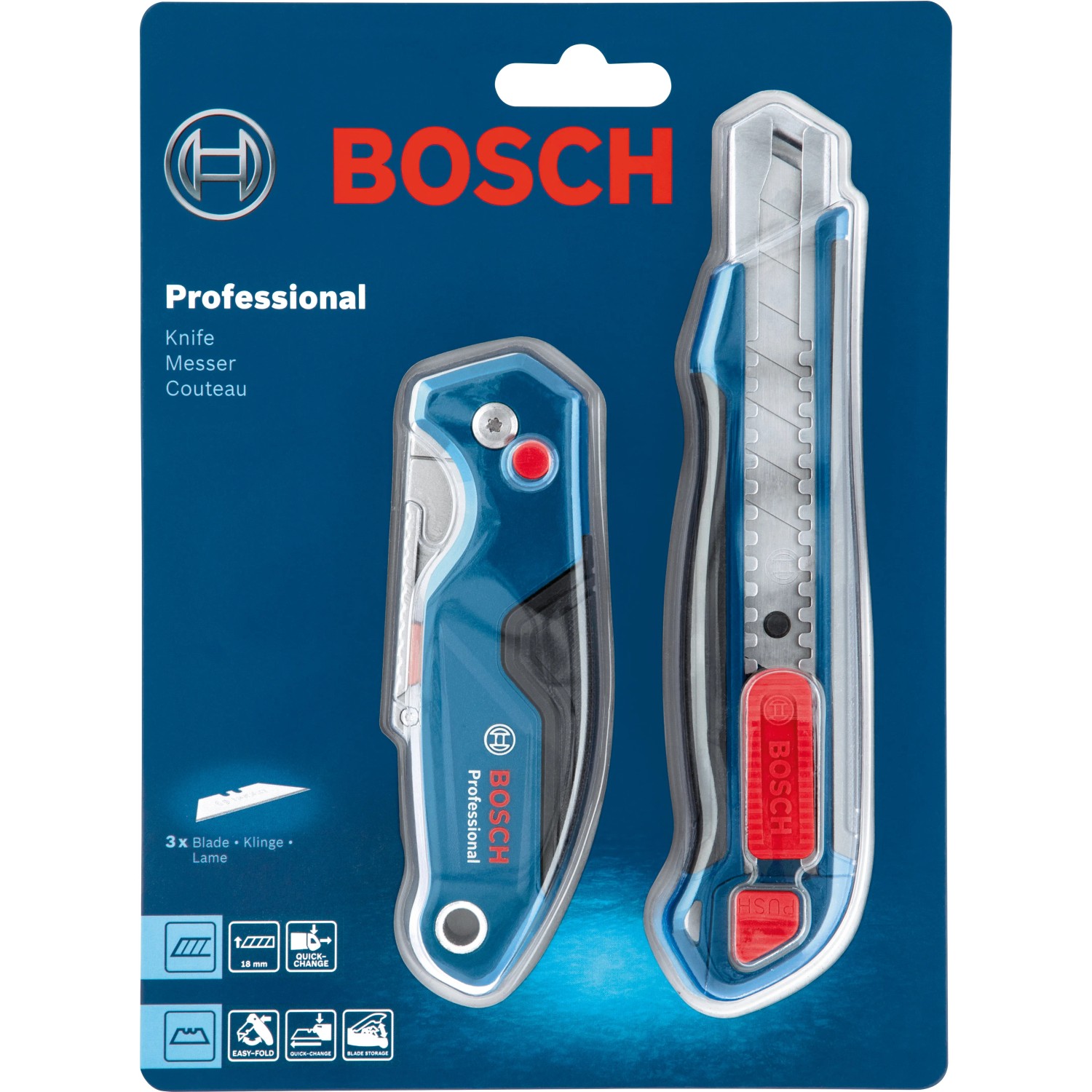 Wunderschöne Bosch Professional Messer Ebenbild