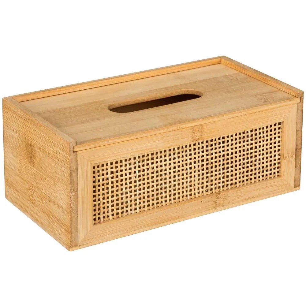 Wenko Kosmetiktuch-Box Allegre Bambus Natur (HxBxT) 13 x 10 x 25 cm ...