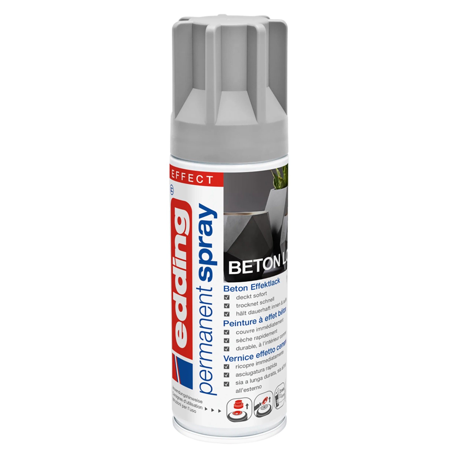 Edding Spray permanent 5200 effet béton 200 ml