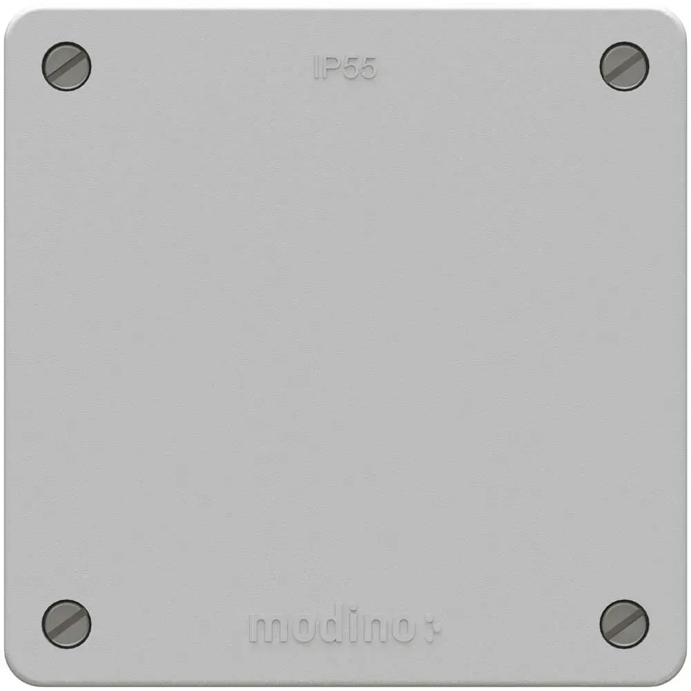 Set frontal de cache Exo IP55 Gris clair T. 1 x 1