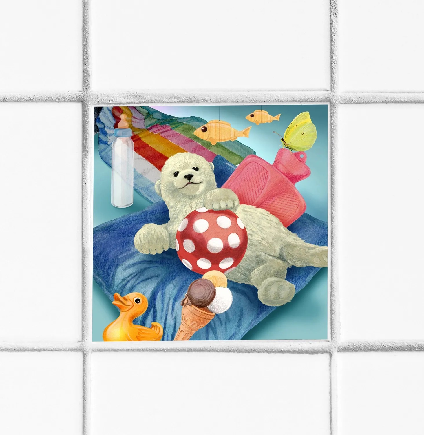 Fackelmann Kacheldekor 3D Aufkleber kaufen bei OBI