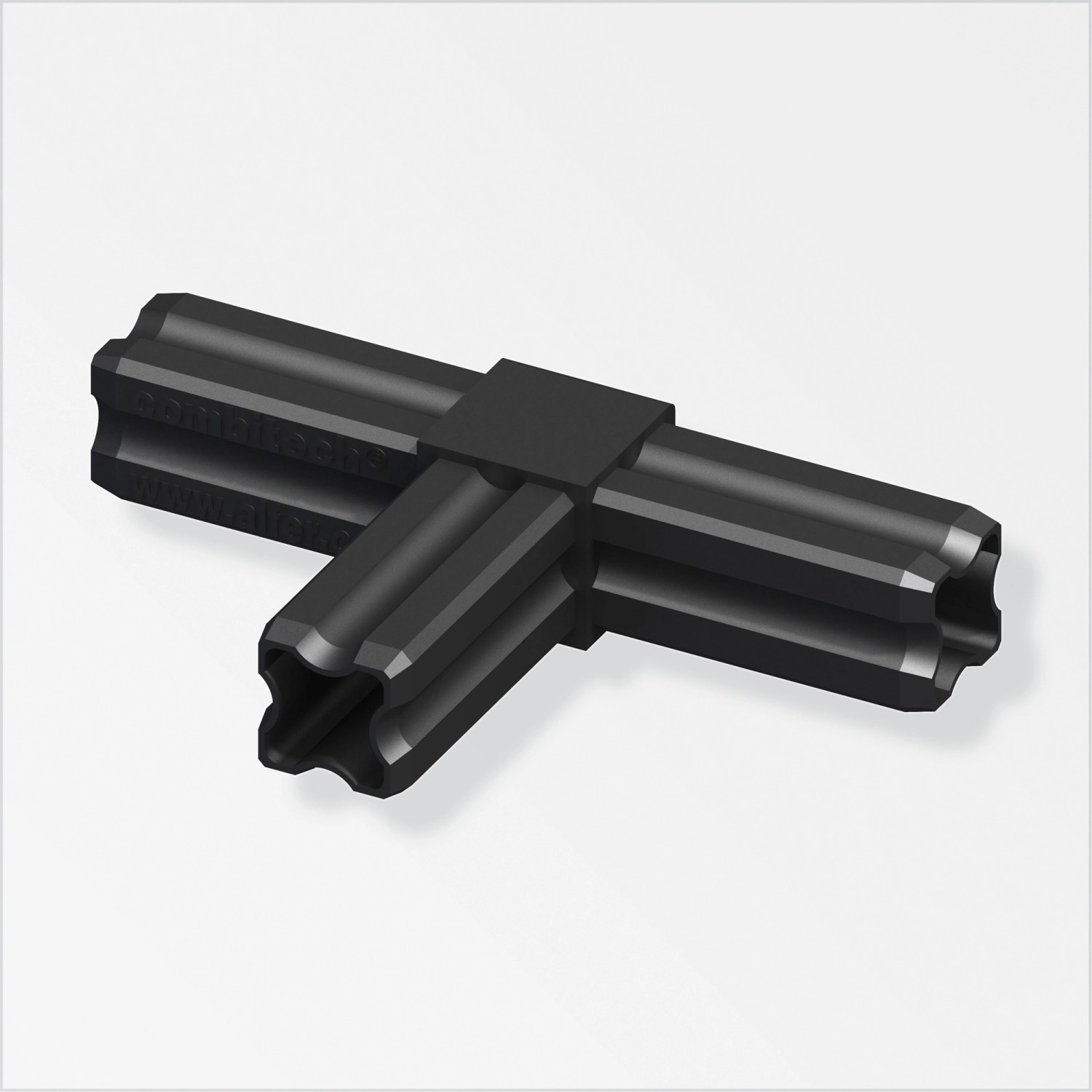 Combitech T-Verbinder Kunststoff Schwarz für 23,5-mm-Profile kaufen bei OBI