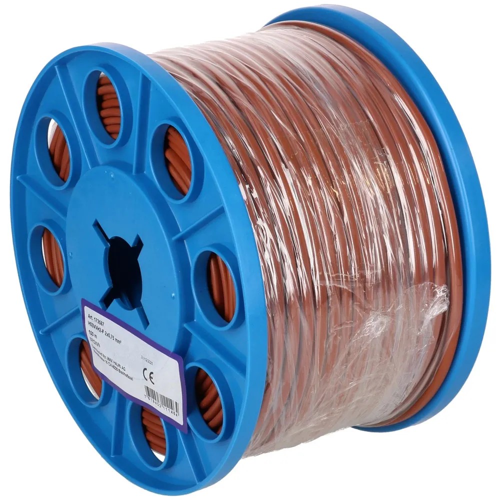 TDLF-Kabel H03VVH2-F2X0,75 Braun Meterware kaufen bei OBI