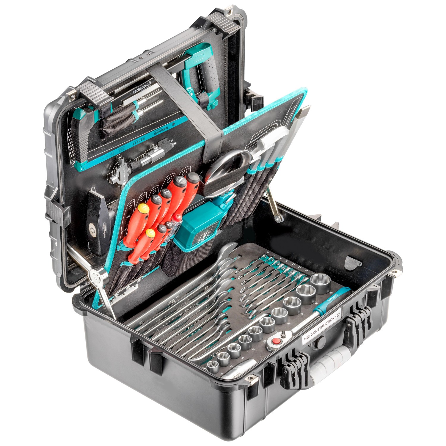 Technocraft PP-Werkzeugkoffer Pro Construction IP65 / 152-tlg. kaufen ...