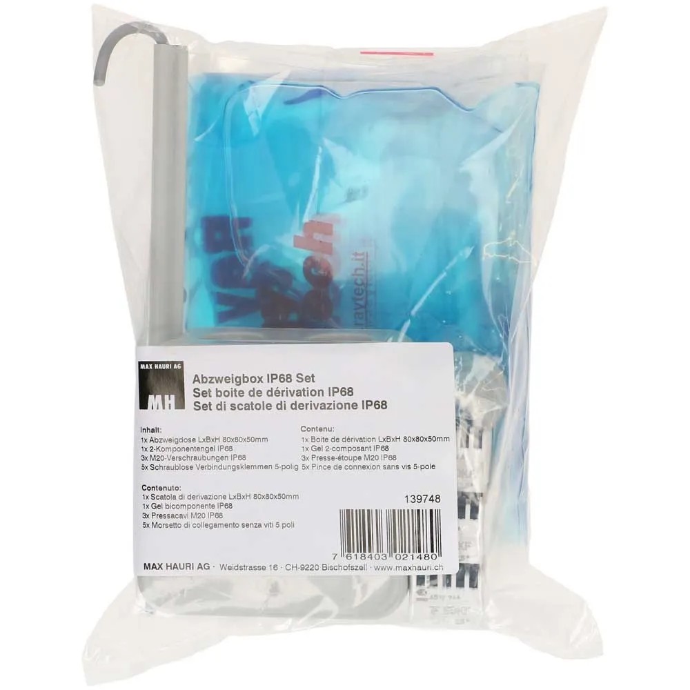 Abzweigbox IP68 Grau inkl. Gelfüllung und Zubehör kaufen bei OBI