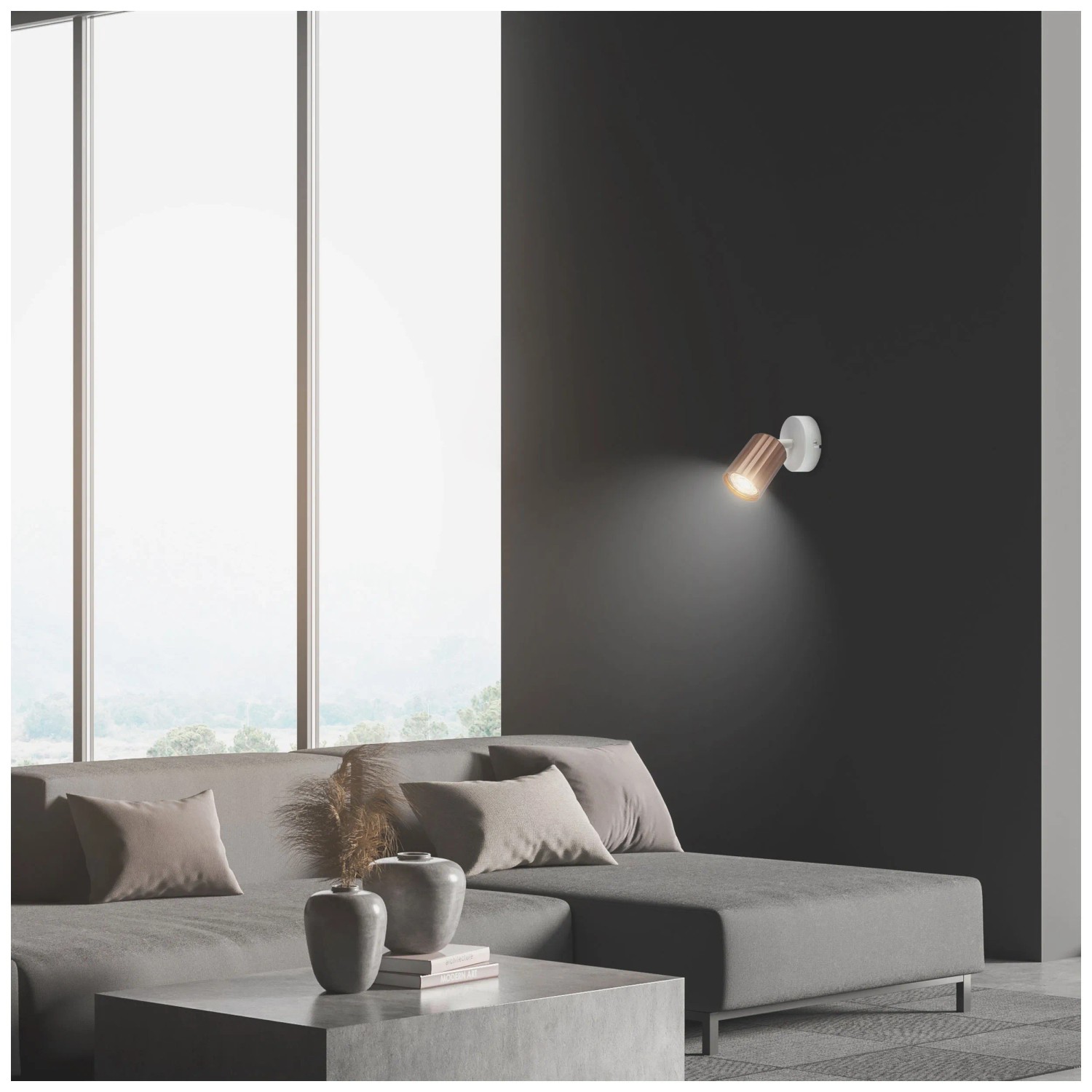 Briloner® Faretto Skaft GU10 Moca (HxLxP) 8,5 x 8 x 8 cm / 1 punto luce