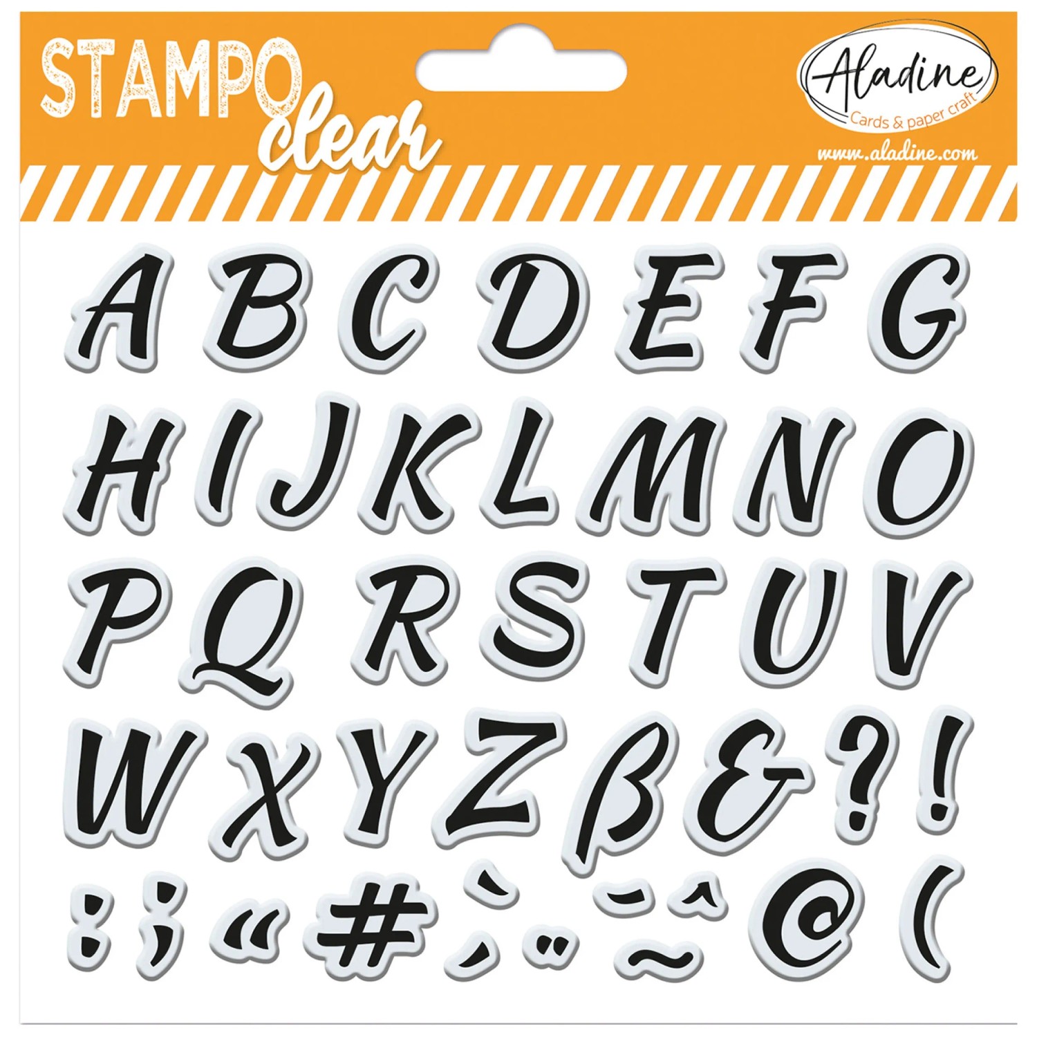 Aladine Stempelset Clear Stamp Alphabet 42 Stk.