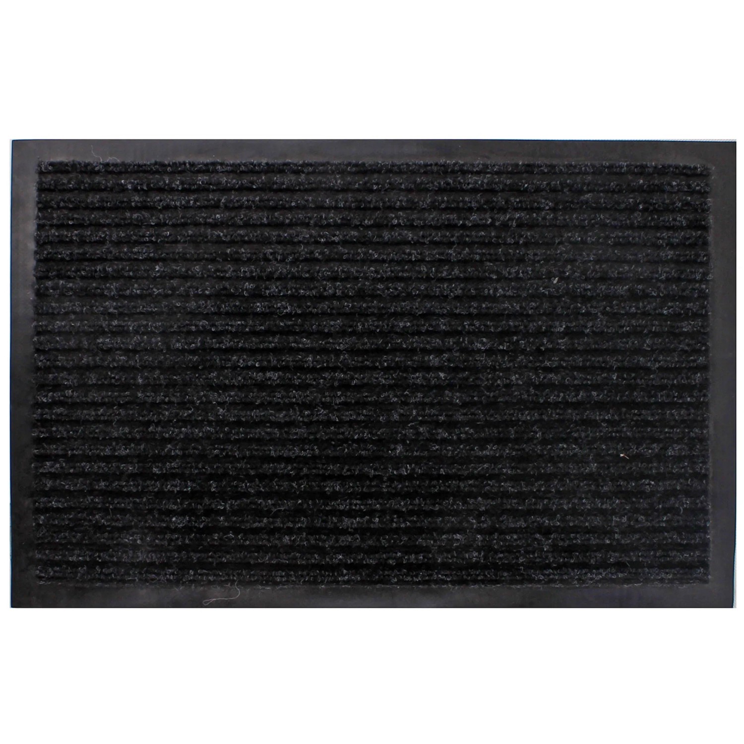 Schmutzfangmatte Schwarz beflockt 60 x 90 cm
