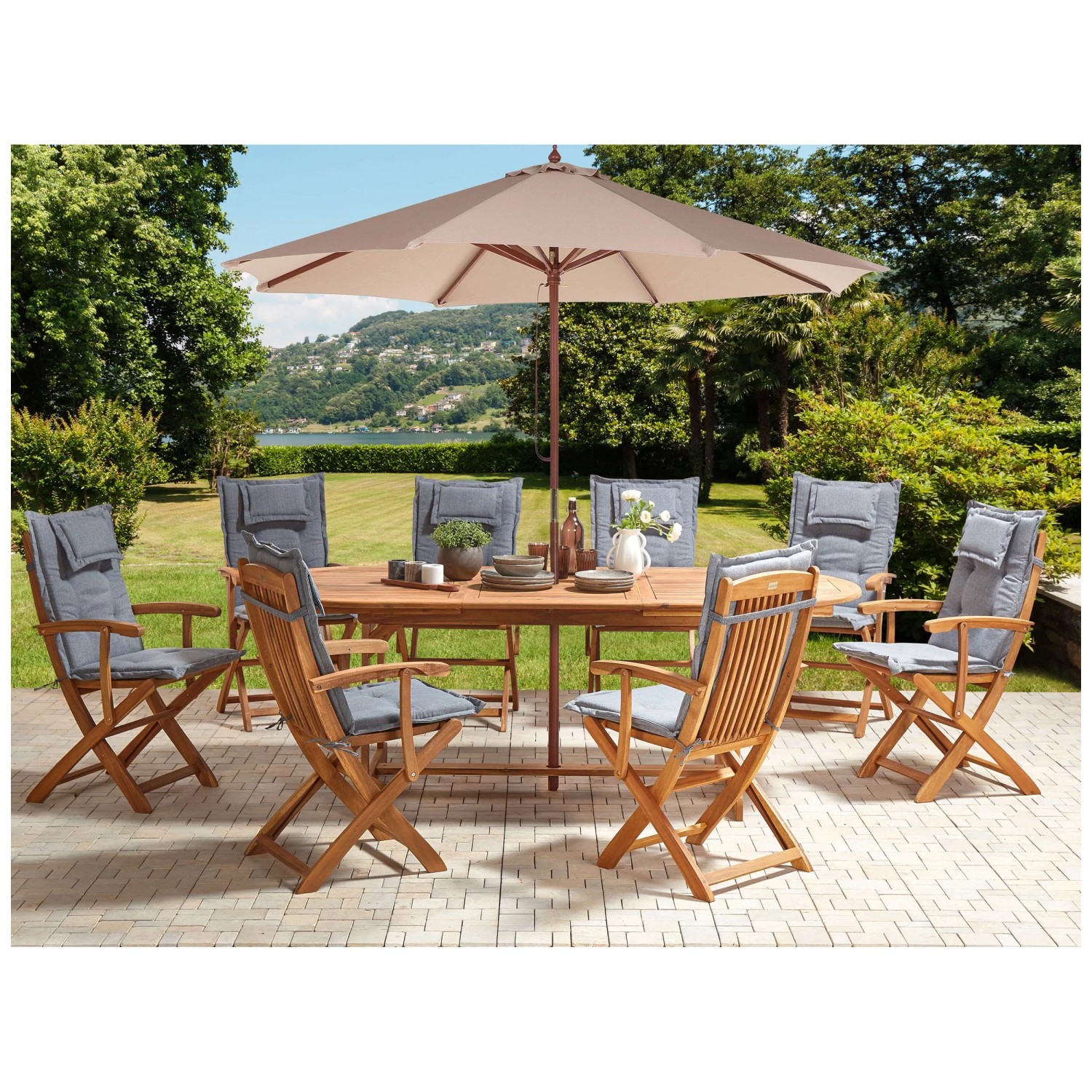 Elegantes Gartenmobel Set Obi Bild