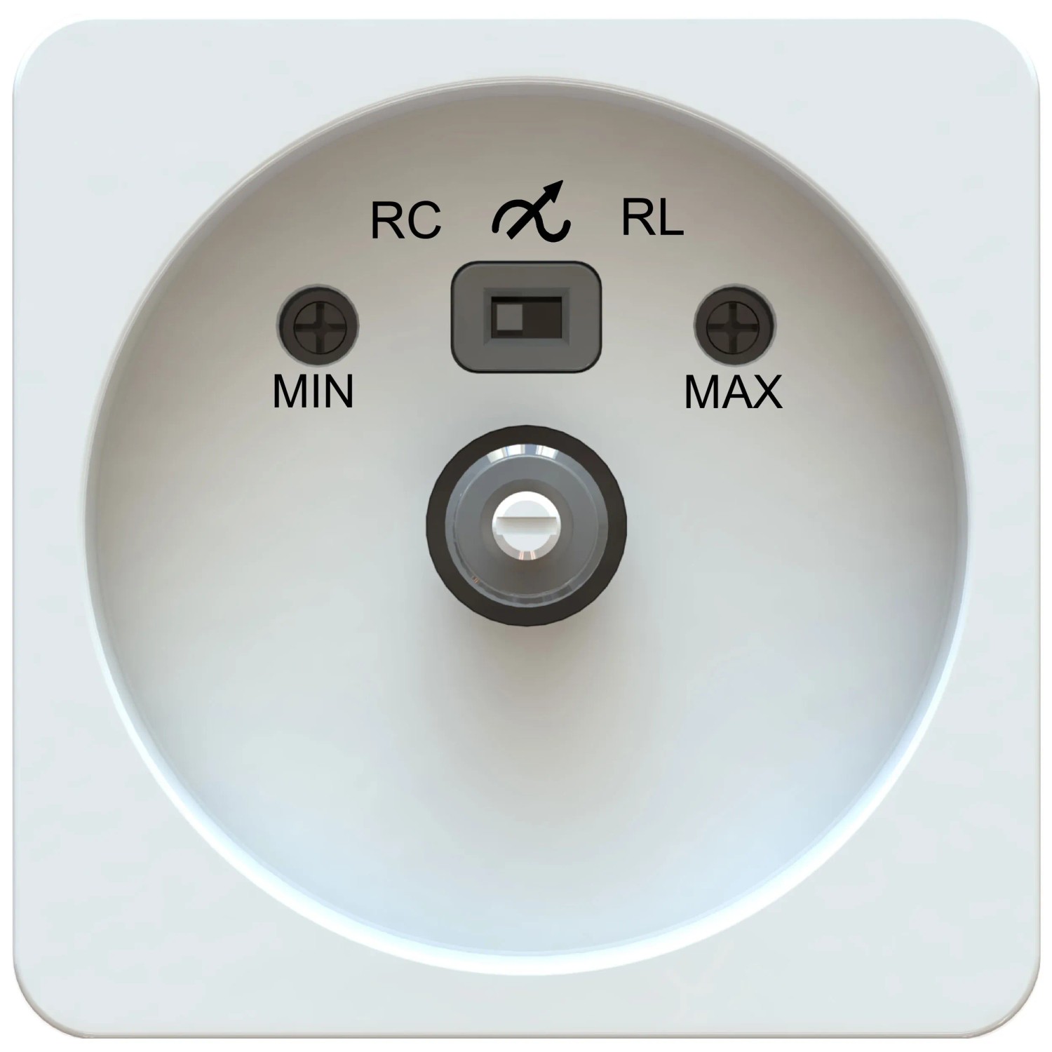 Max Hauri LED-Universal-Drehdimmer UP priamos Weiss Gr. 1x1