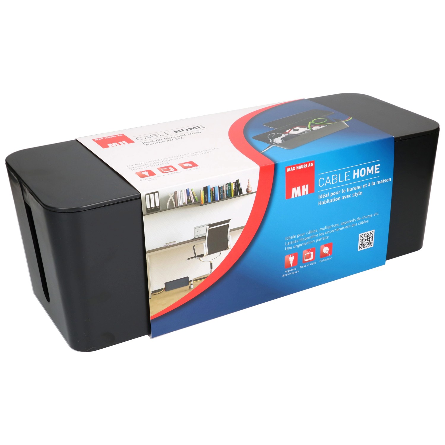 Max Hauri Kabelmanagement Box Schwarz kaufen bei OBI