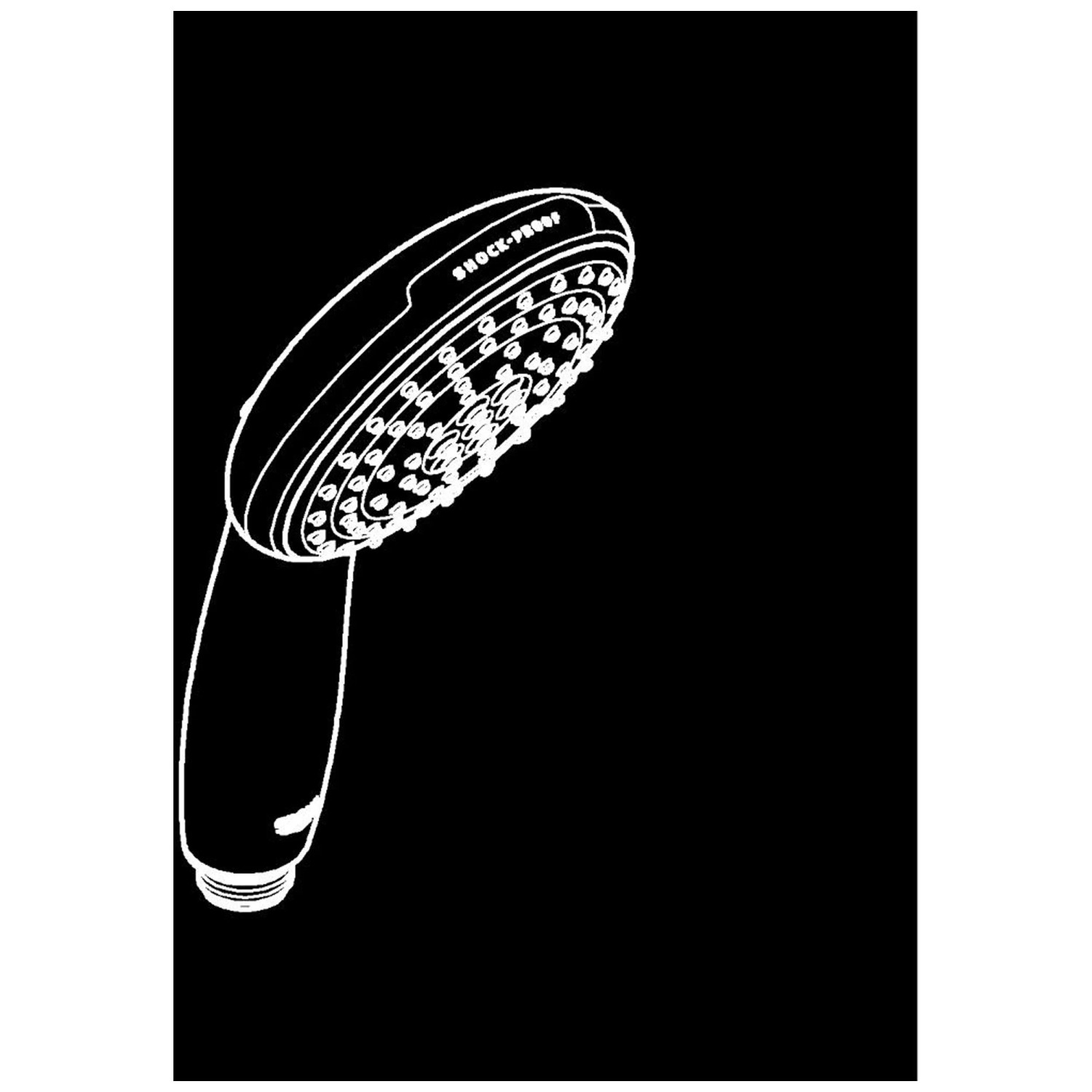 Grohe Douchette à main Vitalio Start 110 2 types de jet Chrome