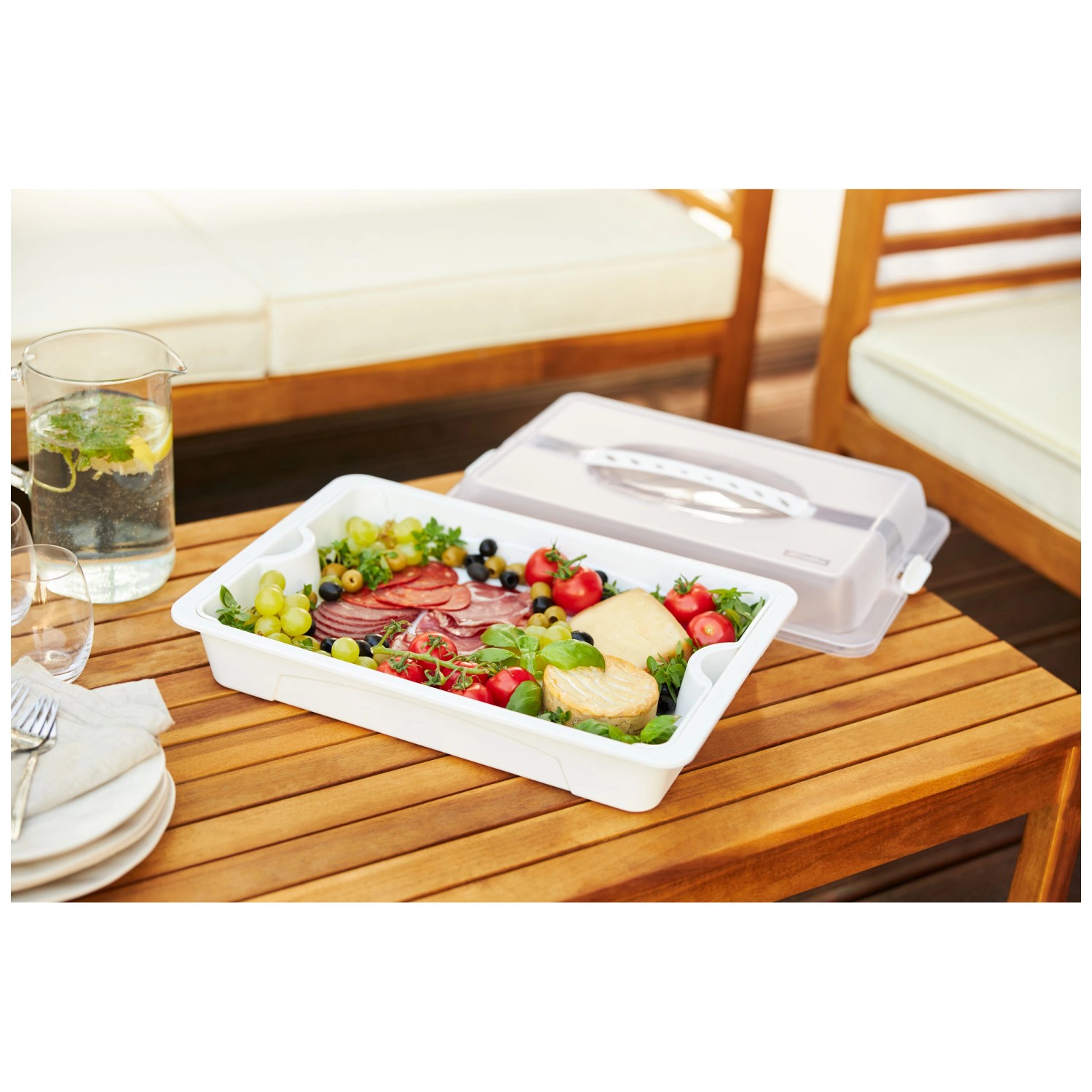 Rotho Party Butler Cool und Fresh Weiss kaufen bei OBI