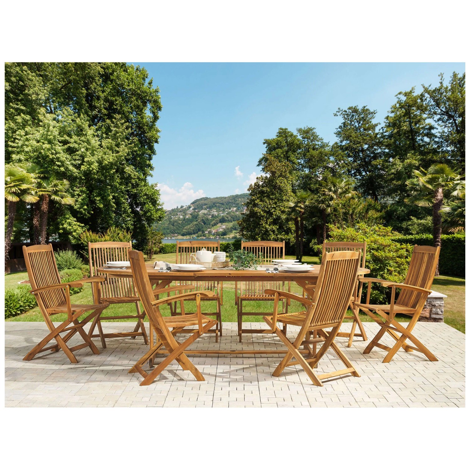 Elegantes Gartenmöbel Set Obi Bild